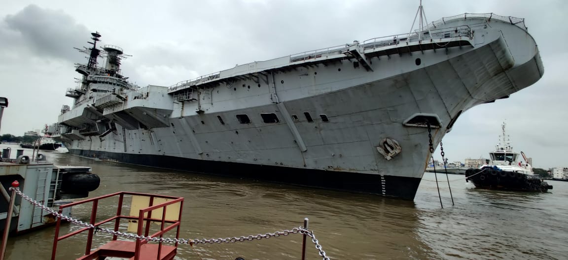 Aircraft Carrier INS Viraat sets sail for the last time – The Childrens ...